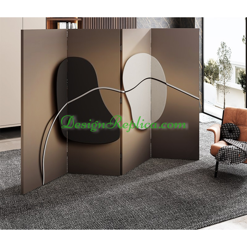 Modern Minimalist Folding Screen Living Room Partition Entryway Shelter ...