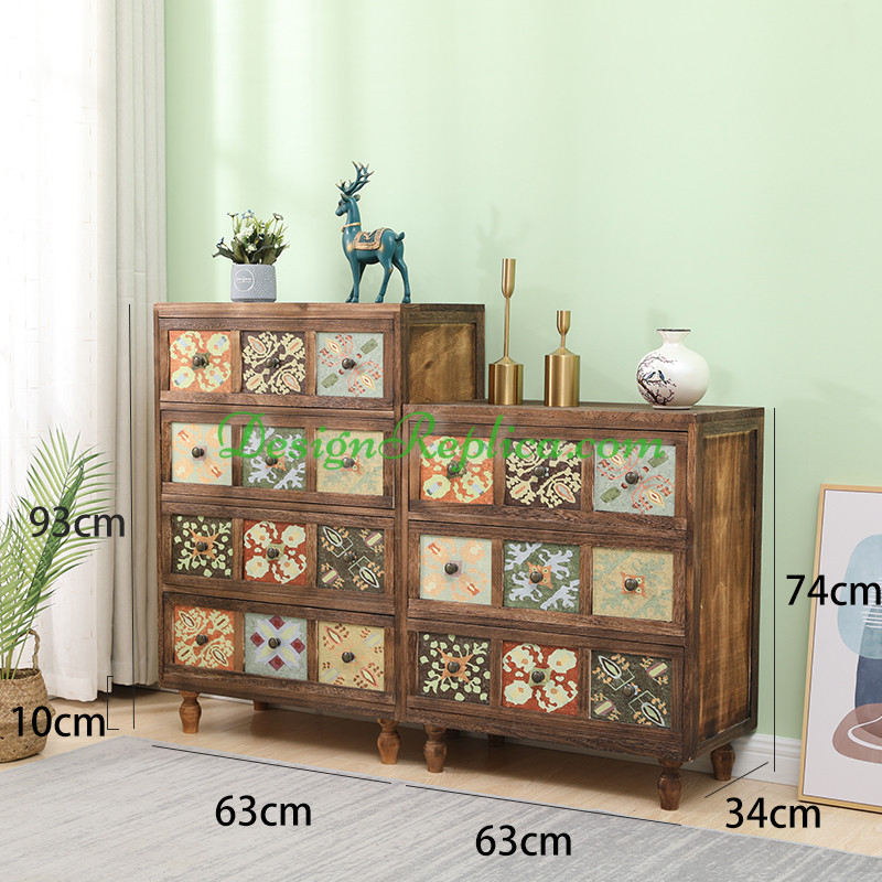 American Vintage Black Walnut Color Storage Cabinet $231.15 with High ...