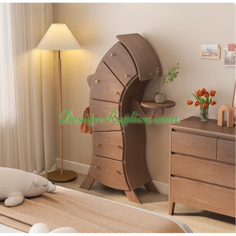Wooden Waist Cabinet Robot Lean Luxury Modern Storage Cabinet Living ...