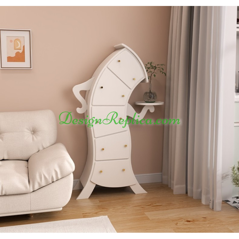 Wooden Waist Cabinet Robot Lean Luxury Modern Storage Cabinet Living ...