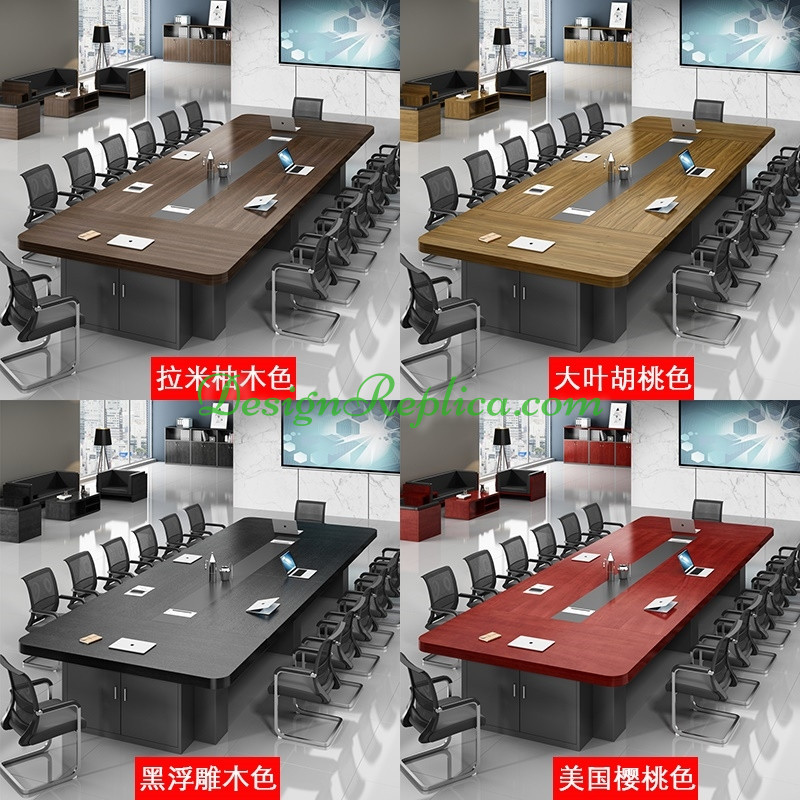 Large Office Conference Table Modern Furniture Set Round Corners $259. ...