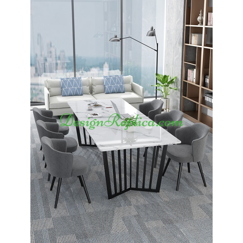 Scandinavian Marble Desk $201 with High Quality